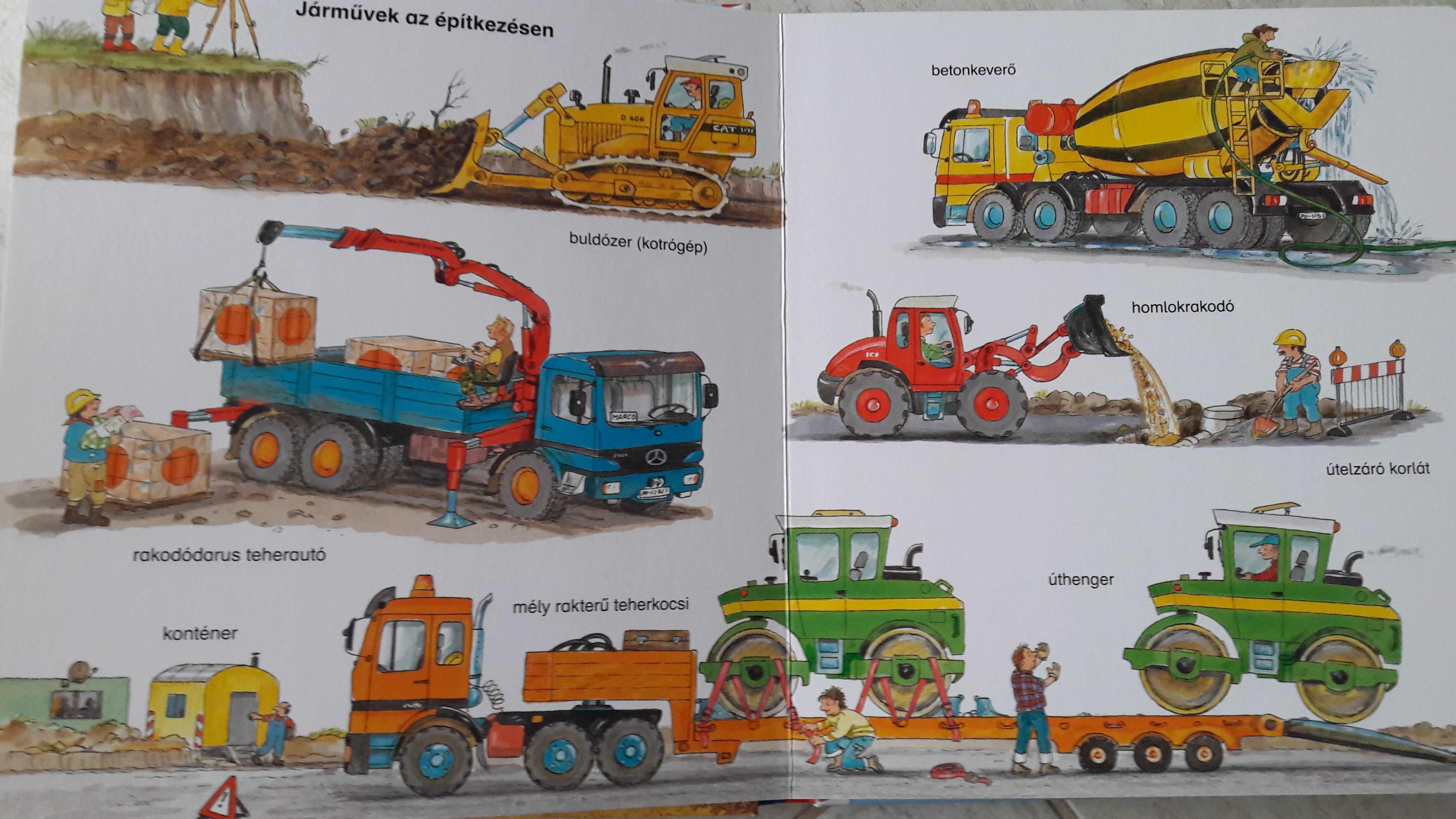 MARKOLÓ, TRAKTOR, KUKÁSAUTÓ – NAGY JÁRMŰKÖNYV